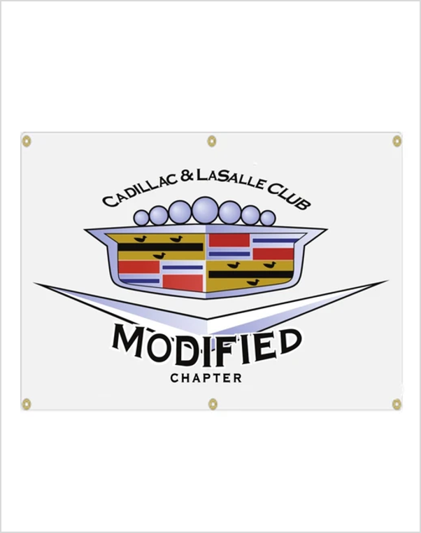 Modified Cadillac Chapter 5x3' Banner – Duque Hoodliner Productions