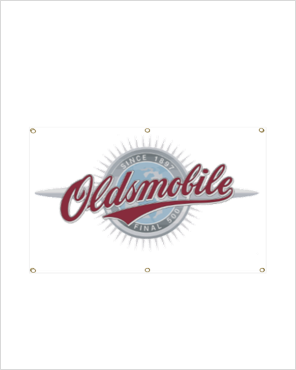 Oldsmobile FInal 500 Garage Banner – Duque Hoodliner Productions